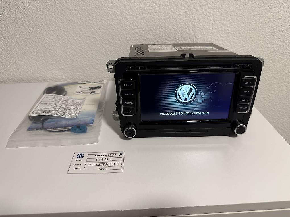 VW Radio RNS 510 mit DAB+ inkl Antenne Canton Argovie - tutti.ch