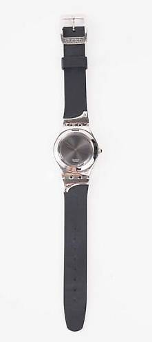 Vintage SWATCH Watch Irony SR726SW stainless steel silver-gr im Kanton ...