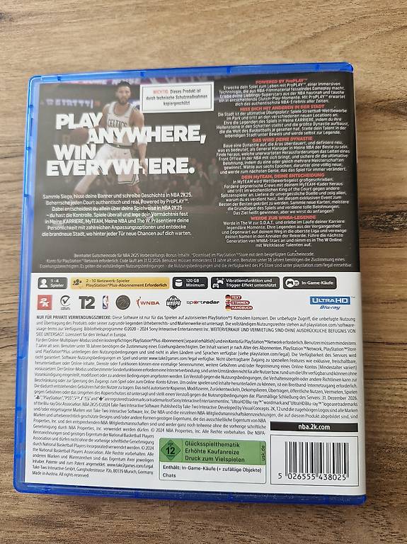 NBA 2K25 PS5 im Kanton Tessin - tutti.ch