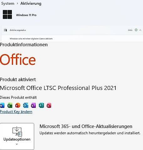 PC SET HP, WiFi+BT, SSD+HDD, Windows 11, Office 2021 im Kanton ...