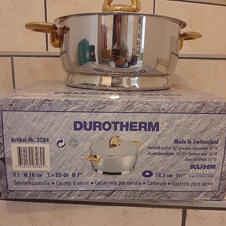 Pentola/Casseruola Kuhn Rikon Durotherm NUOVA, MAI USATA Cantone Ticino ...