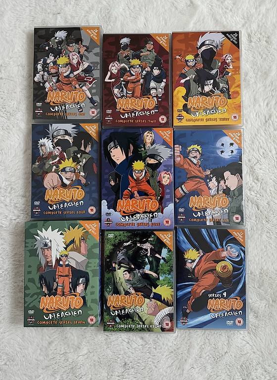 Naruto Unleashed DVD-Komplettset (Serie 1?9, Englisch/Japan. Cantone Argovia - tutti.ch