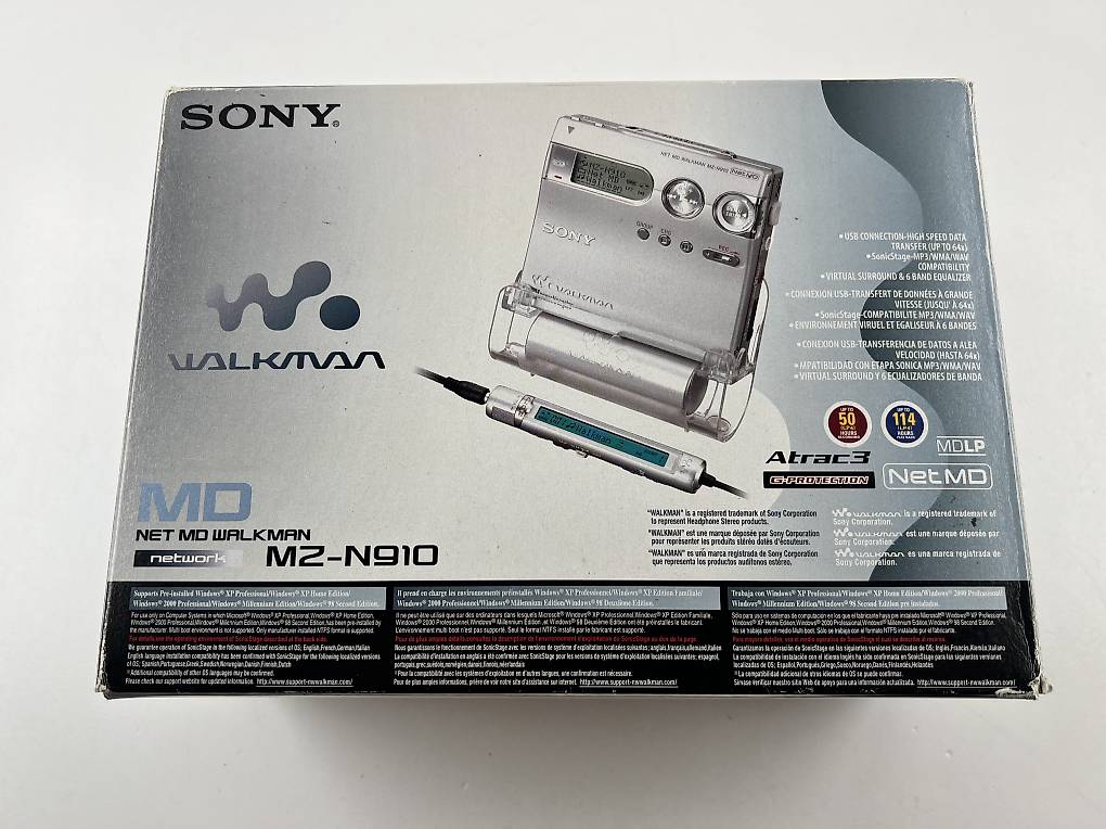 Sony MZ-N910 MiniDisc Recorder, silber im Kanton Bern - tutti.ch