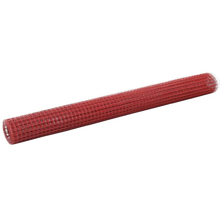 Neu-- Drahtzaun Stahl mit PVC-Beschichtung 25x1,5 m Rot im Kanton ...