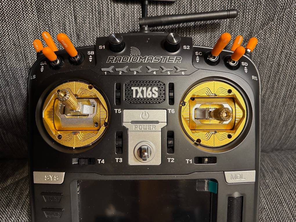 RadioMaster TX16s MK2 + AG01 Gimbals + Ranger Micro ELRS Mod Canton ...