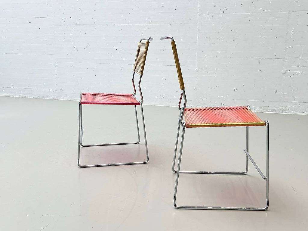 Farbenfrohe Stühle von Giandomenico Belotti für Alias 1980er im Kanton ...