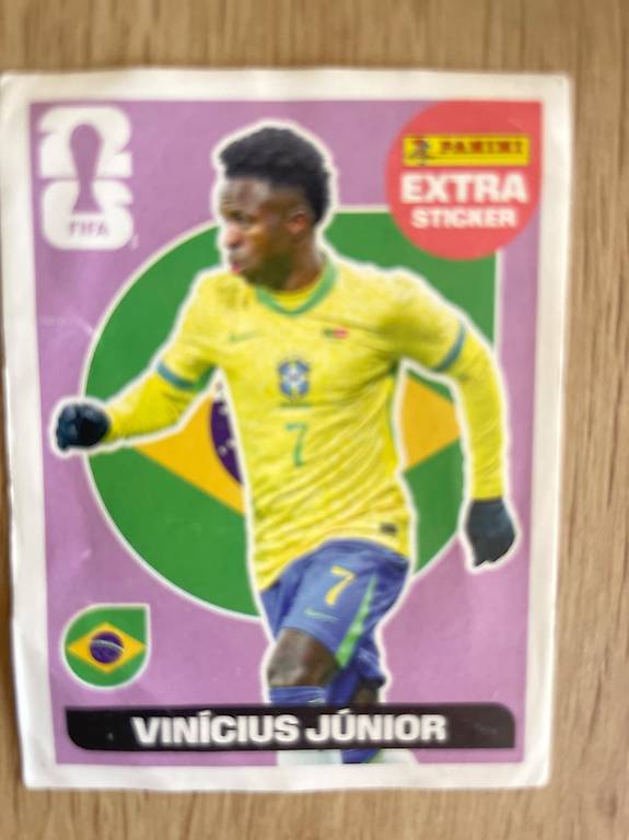 Panini WM 2026 - Extra Sticker Vinícius Júnior Burgundy im Kanton ...