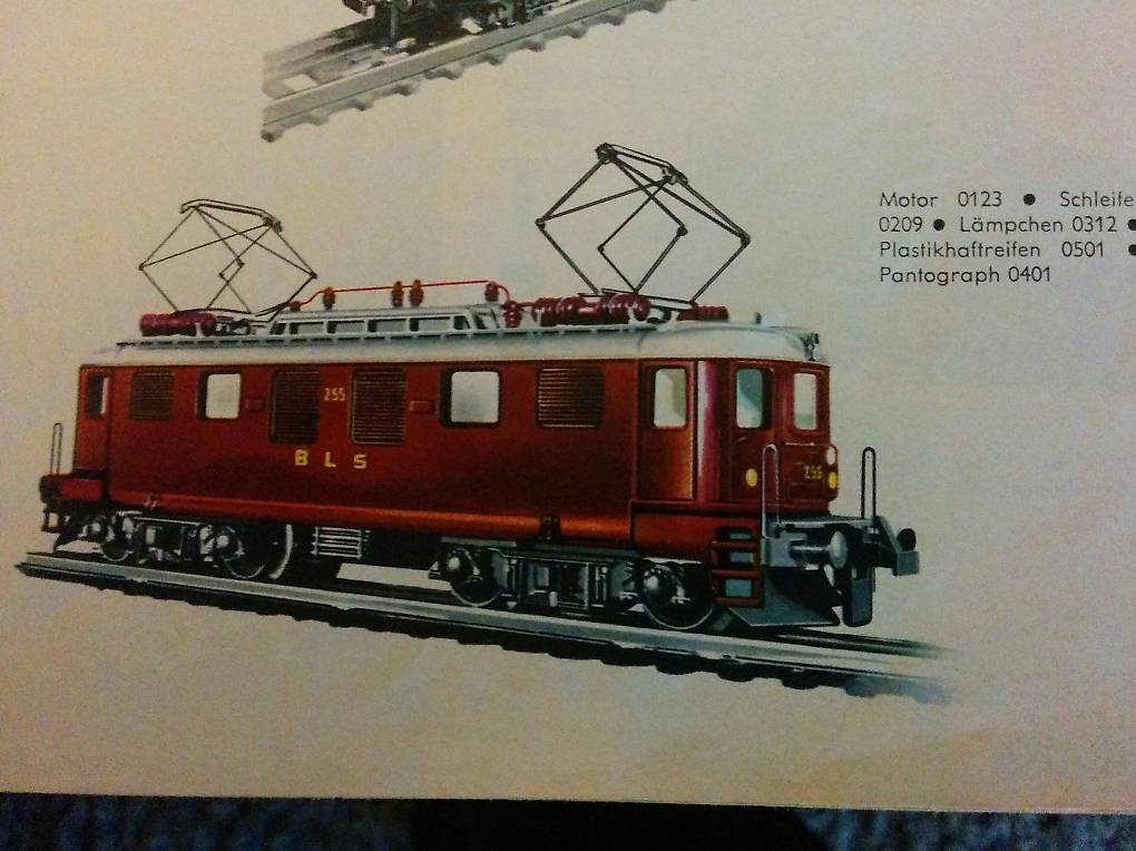 Trix Express 2236 AE 4/4 BLS 255 braun im Kanton Zürich - tutti.ch