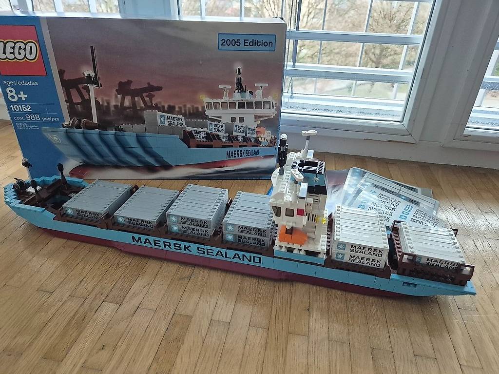 Lego 10152 MAERSK SEALAND, Containerschiff "2005 Edition" im Kanton ...