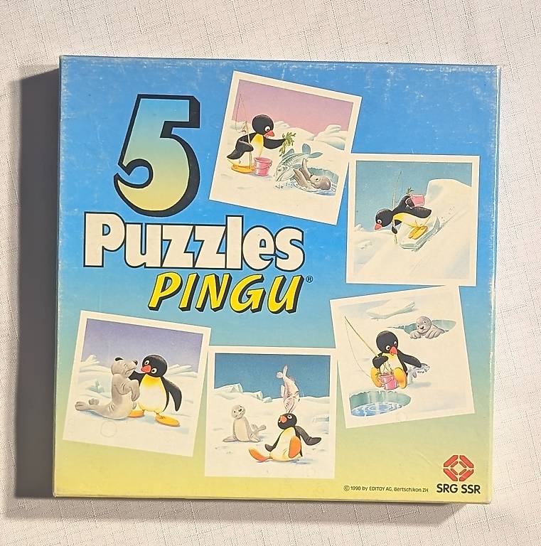 5 PINGU Puzzles AUS DEM Jahr 1990 im Kanton Thurgau - tutti.ch