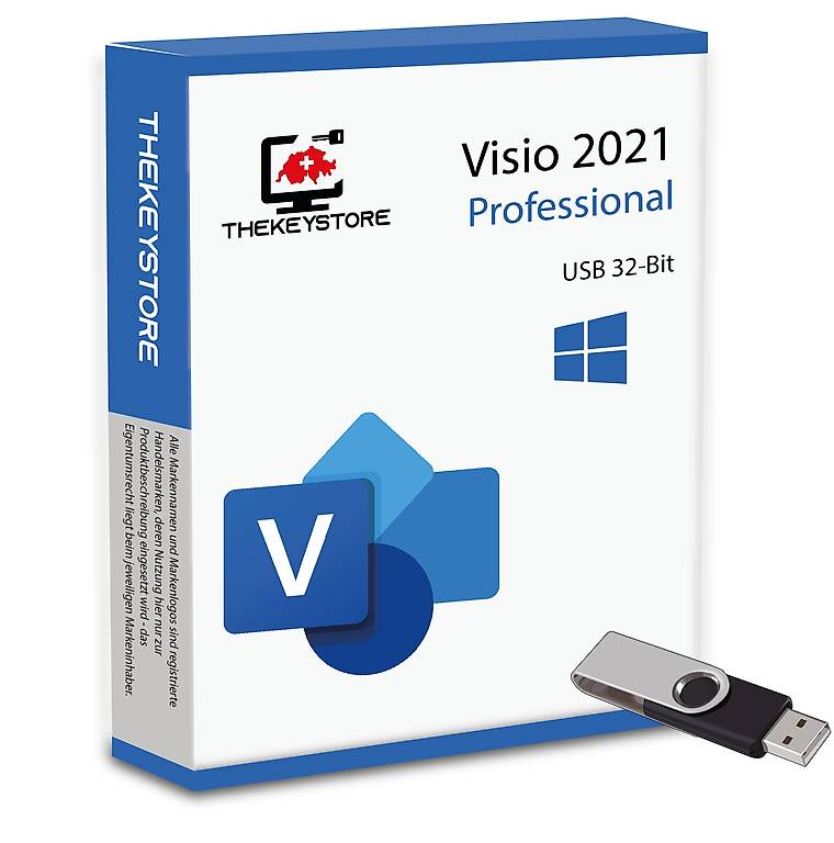 [USB] Microsoft Visio 2021 Professional im Kanton Luzern - tutti.ch