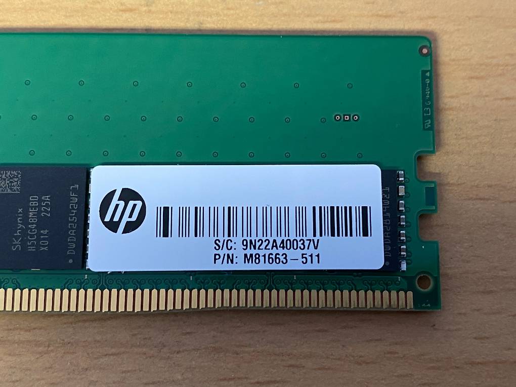 Arbeitsspeicher Modul RAMHP 32GB, DDR5, 1x32GB, 4800, UDIMM, im Kanton ...