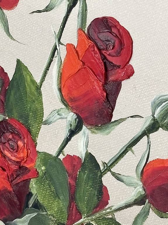 Stilleben mit roten Rosen von Friedel Grieder im Kanton Zürich - tutti.ch