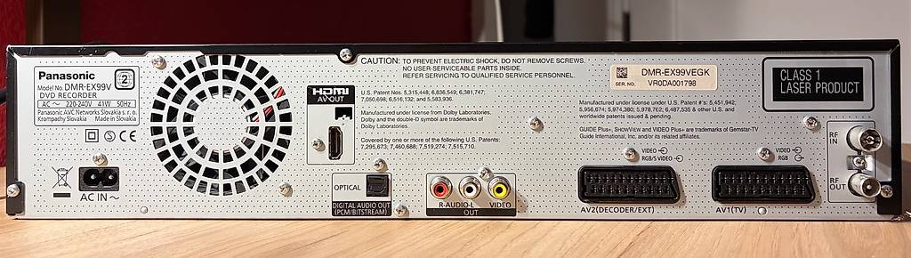 Panasonic DVD Videorekorder mit Festplatte und HDMI Ausgang im Kanton ...