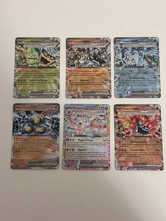 Pokemon Prismatic Evolutions EX Set 6 Karten EN im Kanton Aargau - tutti.ch