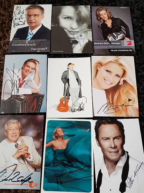 Autogrammkarten mit Originalunterschrift im Kanton Bern - tutti.ch