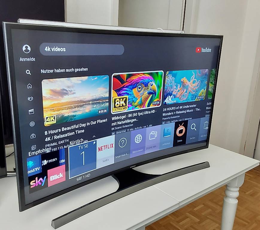 Samsung Curved 48 Zoll 4K UHD WiFi HDMI Smart TV im Kanton Zürich ...