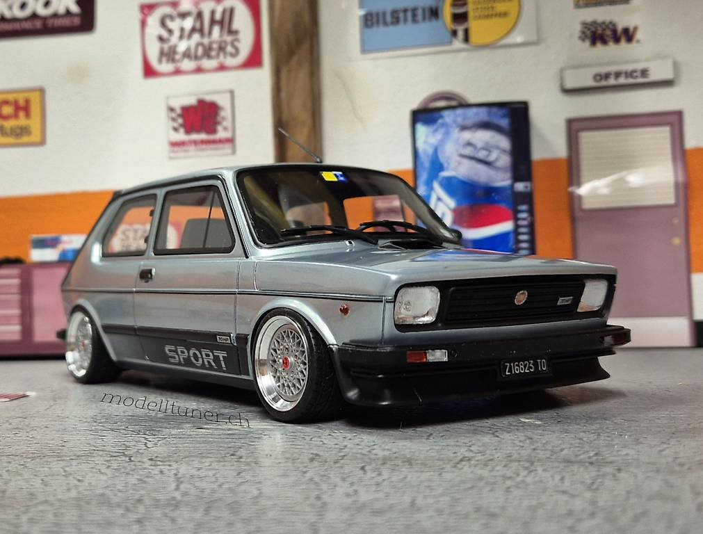 1/18 Fiat 127 Sport 70 HP Tuning Laudoracing Cantone Basel-Landschaft ...