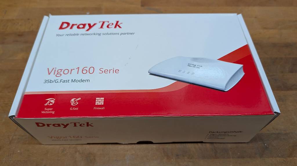 Draytek Vigor 166 DSL / G-fast Modem/ Router, mit Garantie im Kanton ...