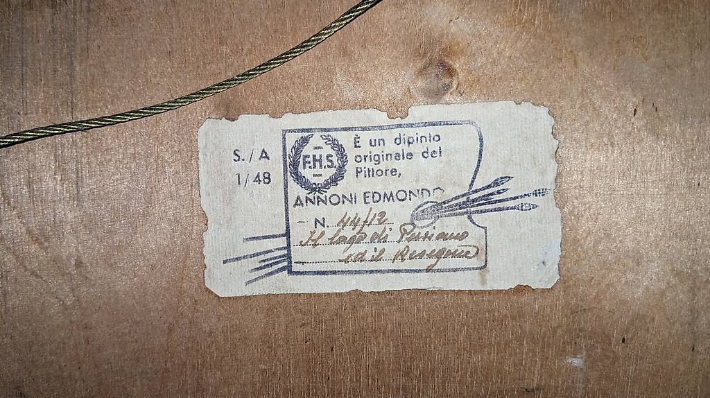 E. Anonni Gemälde Bild Lago di Pusiano Cantone San Gallo - tutti.ch