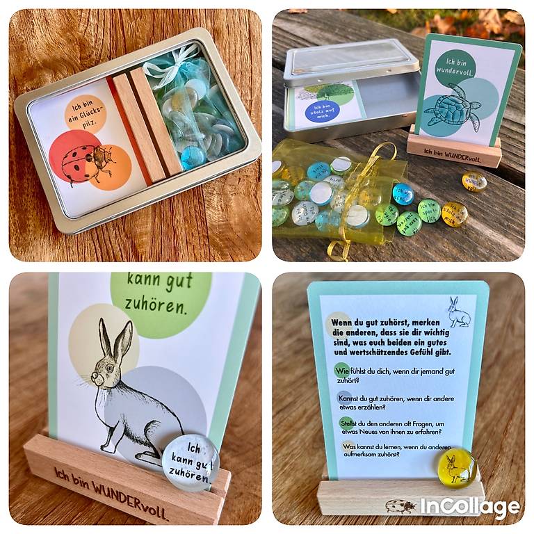 Kartenset zur Stärkung des Selbstwertgefühls für Kinder Cantone Zugo ...