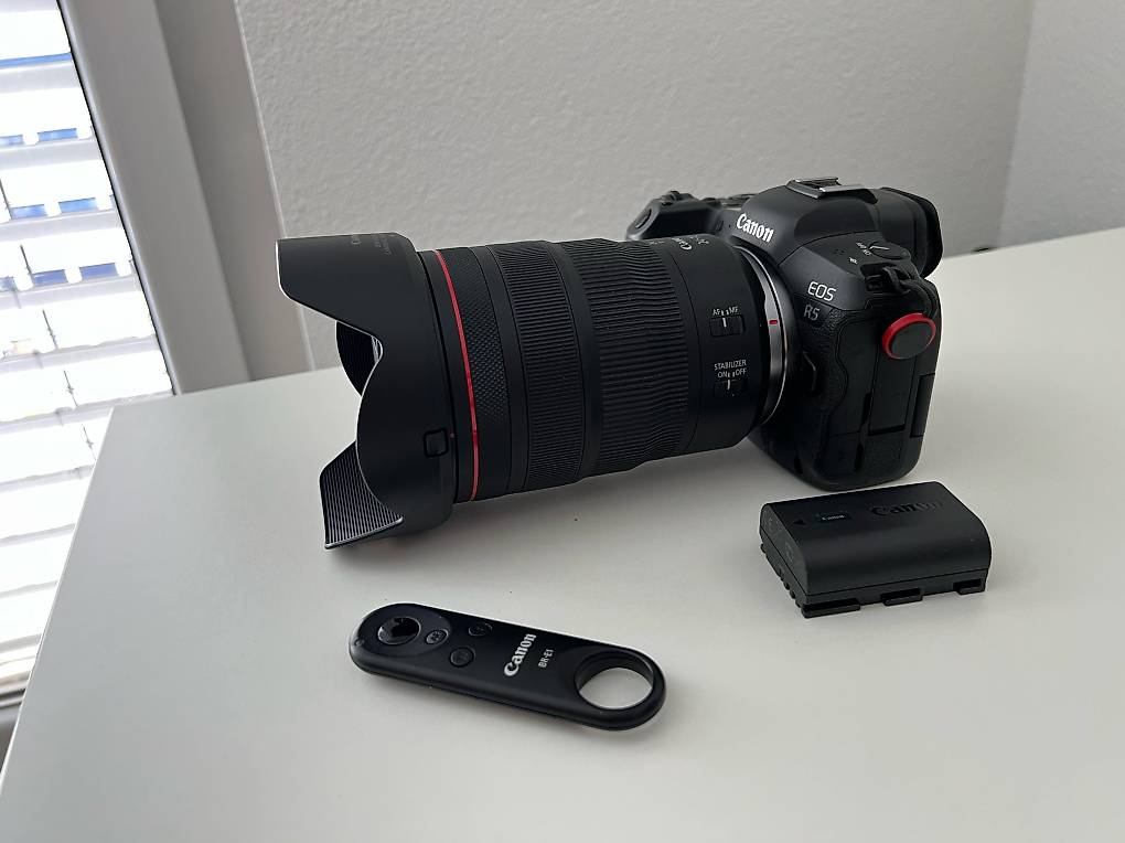 Canon EOS R5 + Objektiv RF 24-70mm Profi-Setup mit Zubehör im Kanton ...