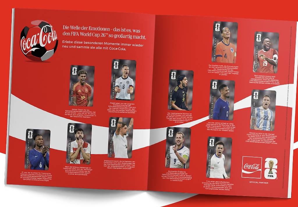 WM 2026 Panini / Coca Cola Stickers 3 / 4 / 7 / 8 / 10 im Kanton Basel ...