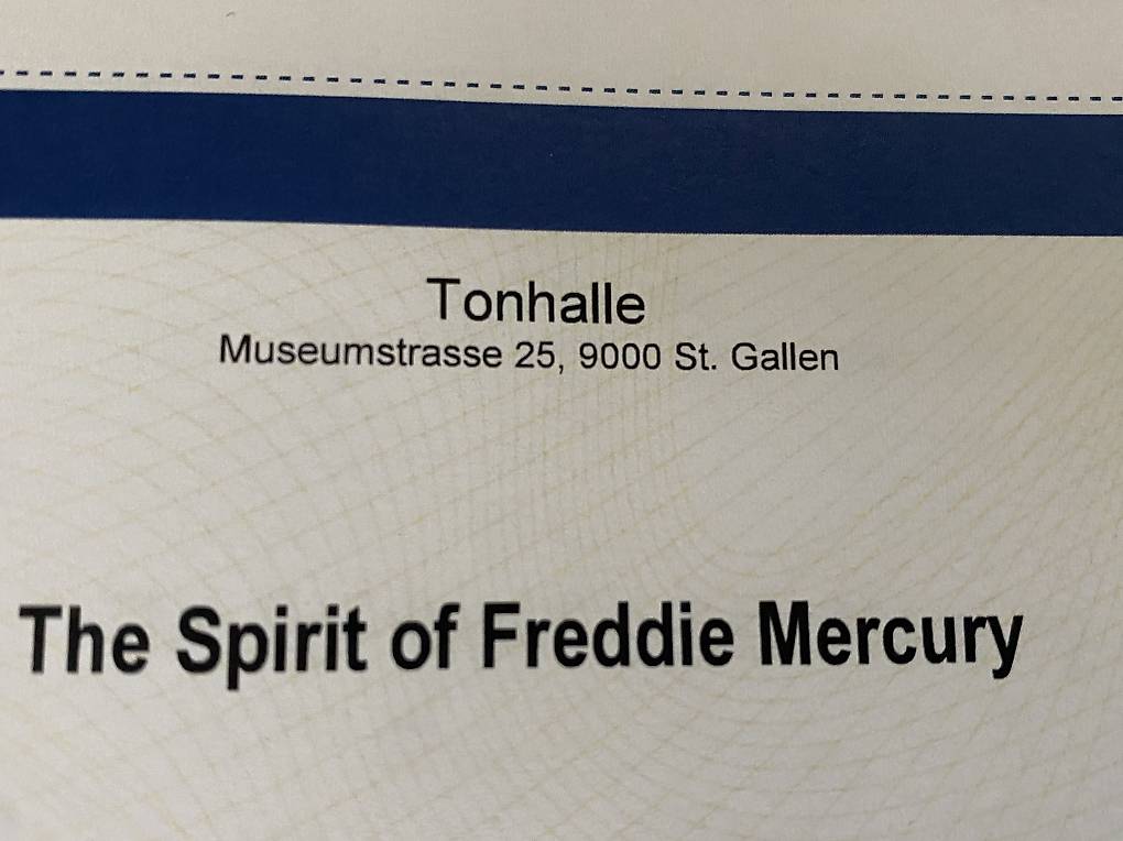 Spirit of Freddy Mercury 2 Ticket 10.03.2026 im Kanton Zug - tutti.ch