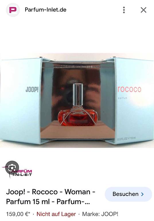 Parfum Joop Rococo Pure Extrakt 15ml im Kanton Aargau - tutti.ch