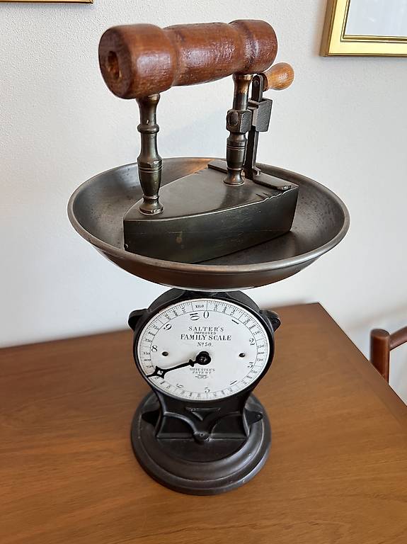 Antike Küchenwaage Salter's Family Scale No. 50 Gusseisen im Kanton ...
