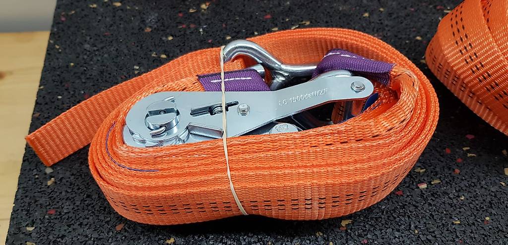 Fitzel Radspanngurte 3 Meter mit Ratsche und Schlaufe (neu) im Kanton ...