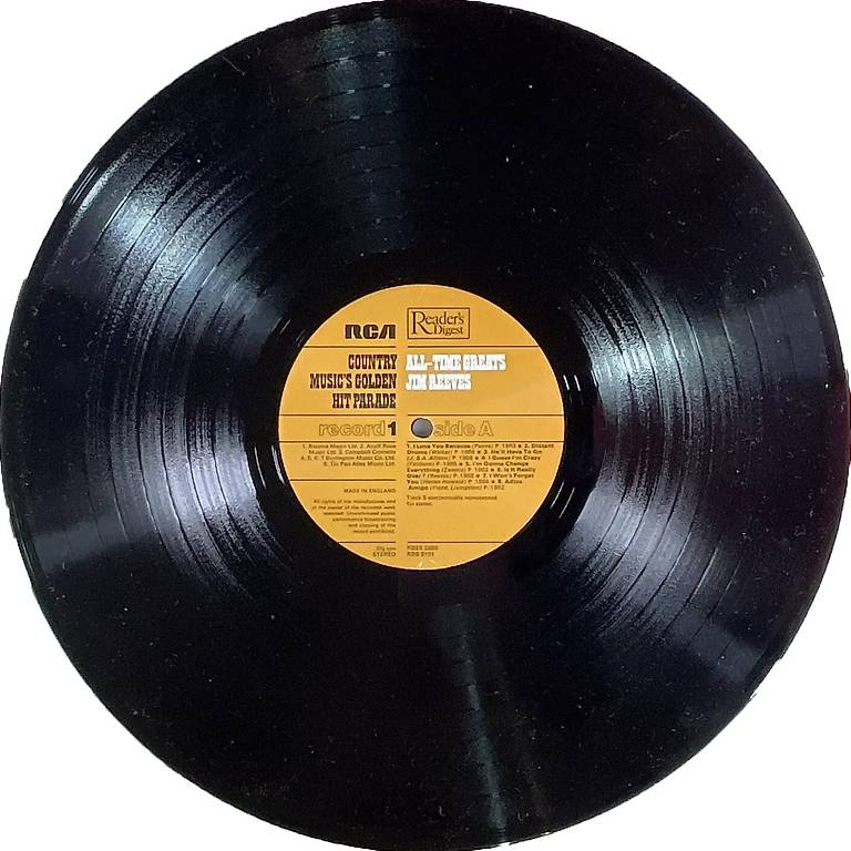 LP Record 1 All-Time Greats, Jim Reeves Slim Whitman im Kanton ...