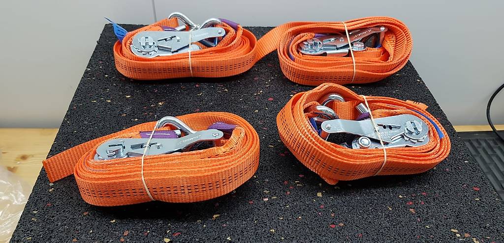 Fitzel Radspanngurte 3 Meter mit Ratsche und Schlaufe (neu) im Kanton ...