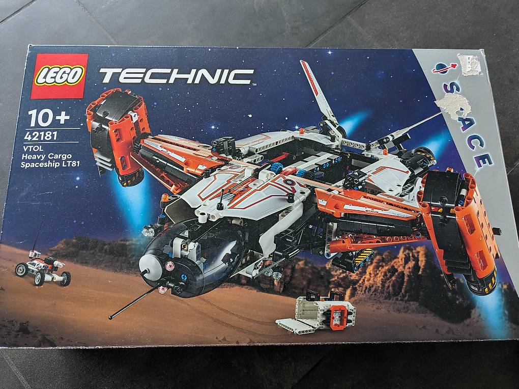 Lego Technic 42181 VTOL Heavy Cargo Spaceship LT81 Cantone Lucerna ...