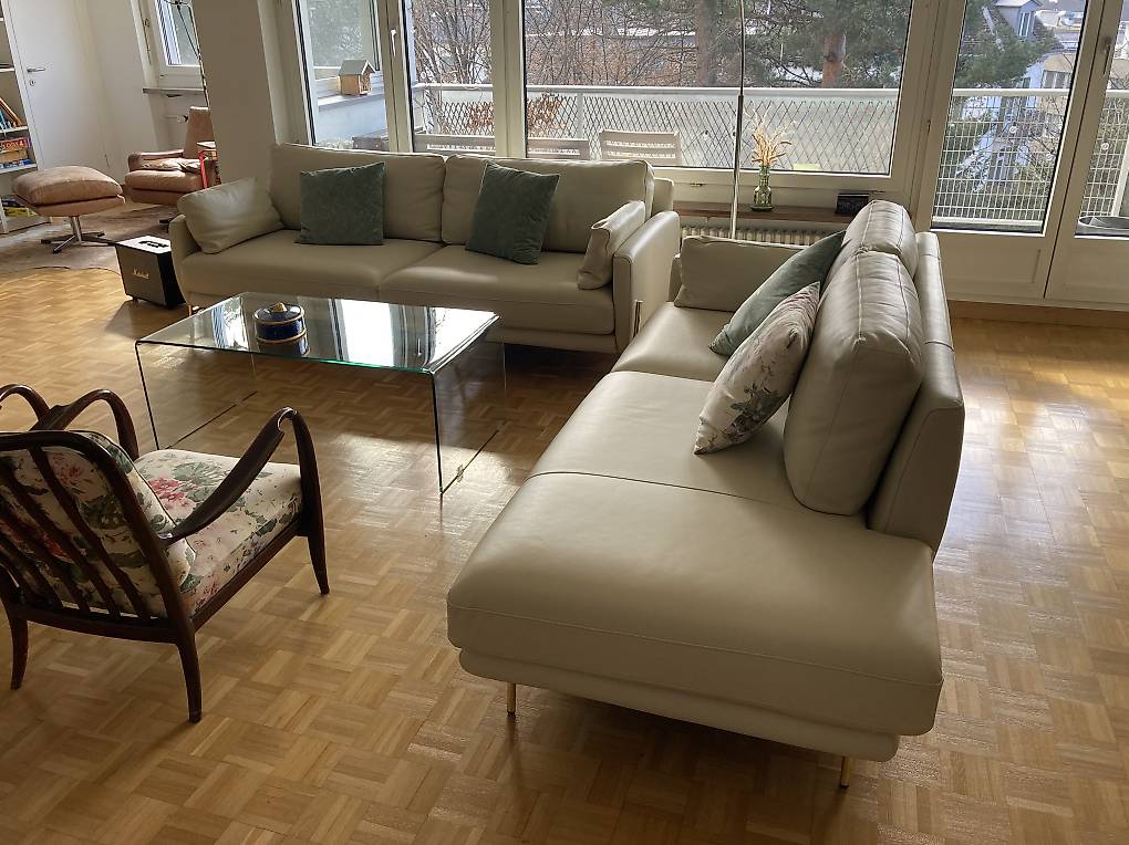 Modernes Calligaris Designer-Sofa - Echtes Leder im Kanton Zürich ...