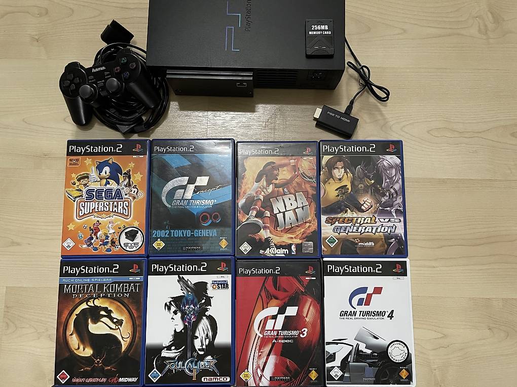 PS2 Playstation mit 15 Games und Festplatte ;) im Kanton Zürich - tutti.ch