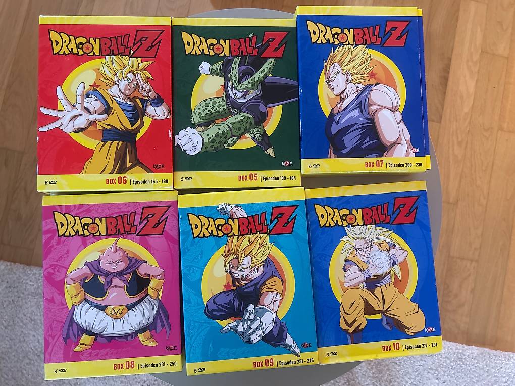 Dragon Ball Z: 6 DVD-Boxen mit 29 DVDs und 126 Folgen im Kanton Aargau ...