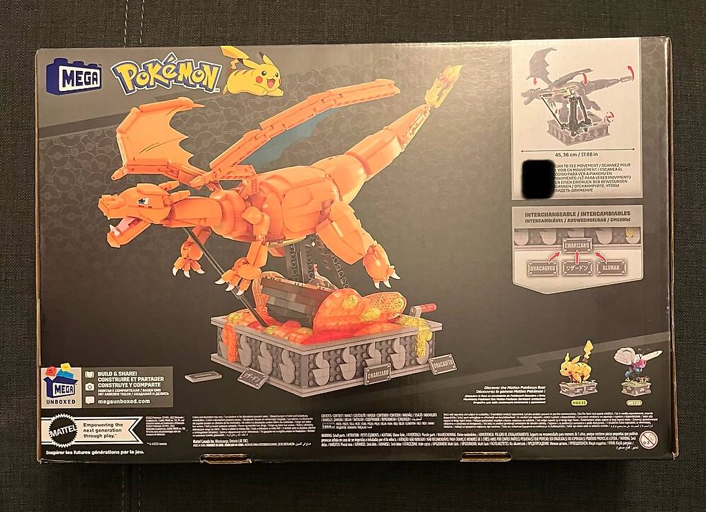 Pokemon Charizard/Glurak Lego(Mega) Set ungeöffnet im Kanton St. Gallen ...