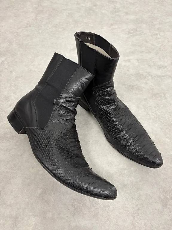 2000s Cavalli Black Python Leather Boots im Kanton Bern - tutti.ch