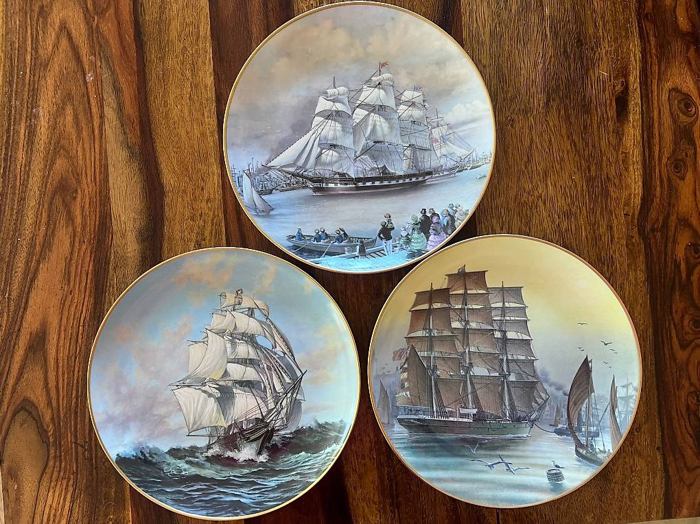Teller Franklin Porcelain: The Great Clipper Ships im Kanton Basel ...