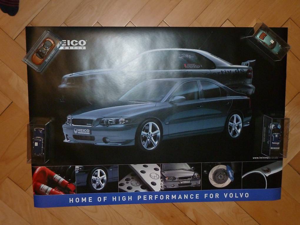 Poster Volvo / Heico Sportiv S60 & S40 Rennwagen im Kanton Zürich ...