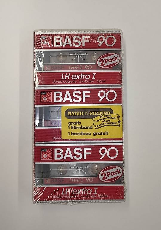 BASF 90 LH extra I Audio Musik Kassetten originalverpackt im Kanton ...