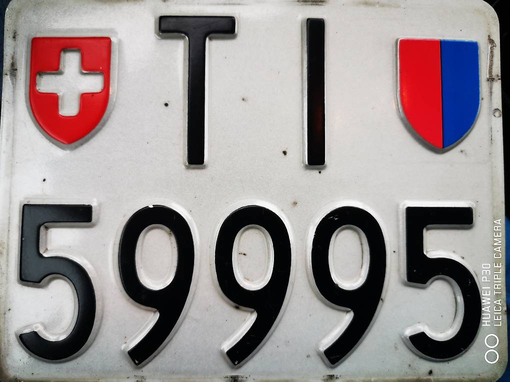 Targa moto 59995 Cantone Ticino - tutti.ch