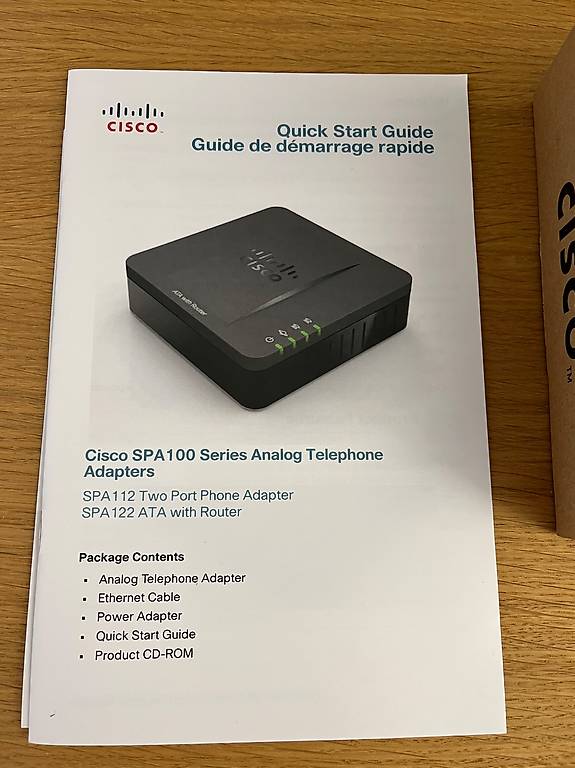 Cisco SPA112 Analog Telephone Adapter (neu) im Kanton Basel-Stadt ...