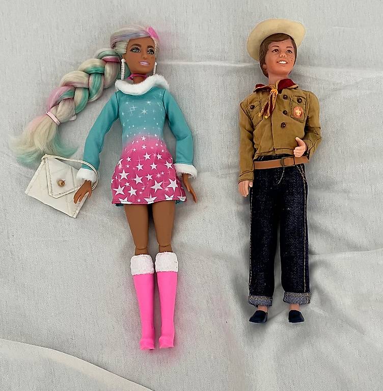 Schöne BARBIE UND JIMMY-OSMOND im Cowboy -Outfit (Nur USA) im Kanton ...