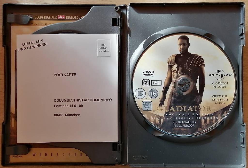 Gladiator 2-Disc Collectors Edition Widescreen im Kanton St. Gallen ...