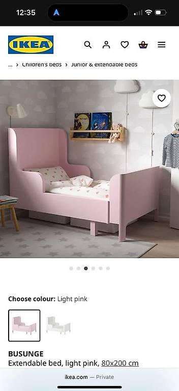 BUSUNGE Ikea - extendable bed (incl mattress) im Kanton Zürich - tutti.ch