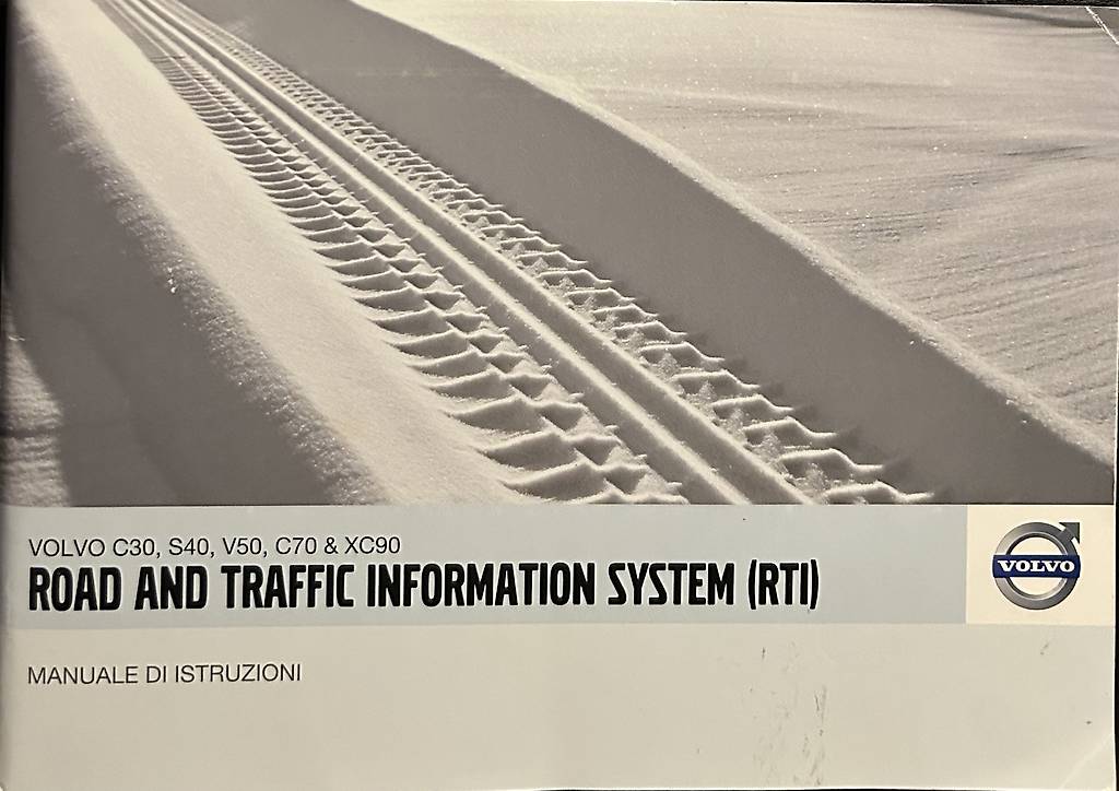 Manuale Volvo ROAD AND TRAFFIC INFORMATION SYSTEM (RTI) im Kanton ...
