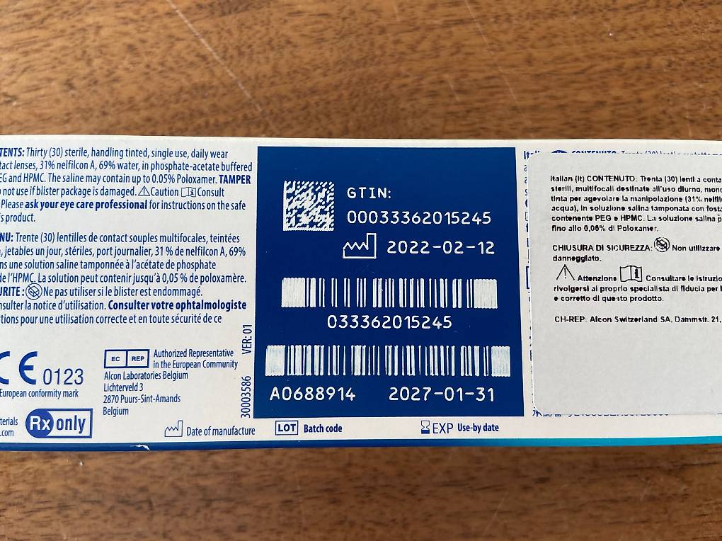 28 St. neue Tageslinsen Dailies Multifocal - 4 ADD High+2,5 im Kanton ...