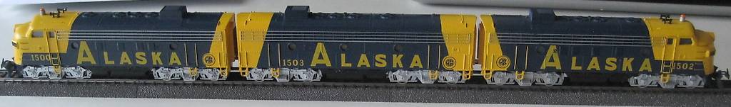 Märklin 3663 USA Alaska Diesellok EMD F7 HO digital Canton Zurich ...